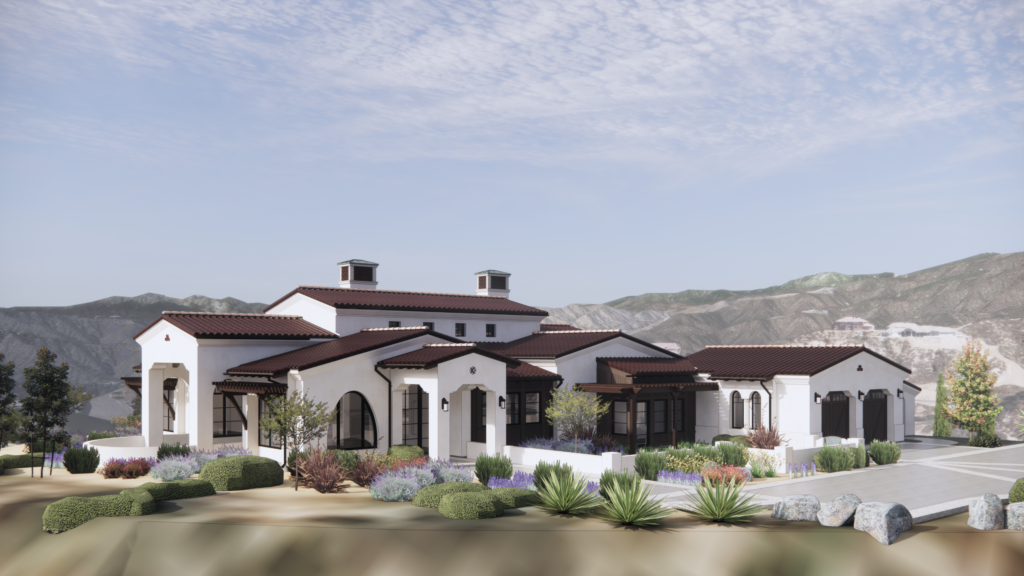 Custom Spanish Mission Style Homes - Cherry Valley - Axis 3 Architects